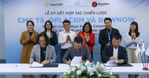 CMC TS công bố hợp tác chiến lược với OplaCRM và BowNow