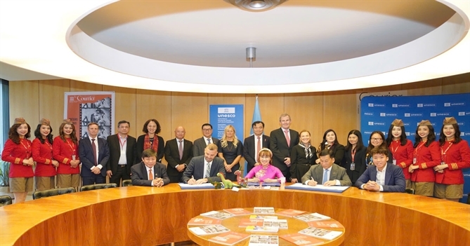 SOVICO và UNESCO ký kết hợp tác chiến lược 2025-2035 nhân chuyến thăm ...