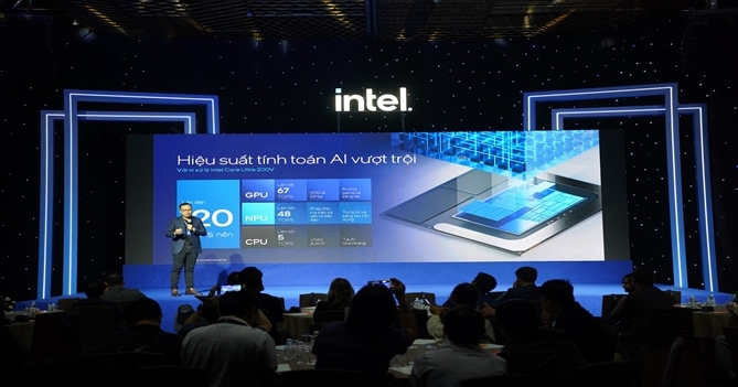 Intel ra mắt vi xử lý Core Ultra Series 2 tại Việt Nam