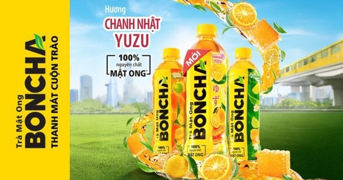 Trà Mật Ong BONCHA sáng tạo thanh mát, ra mắt hương Chanh Nhật Yuzu ...